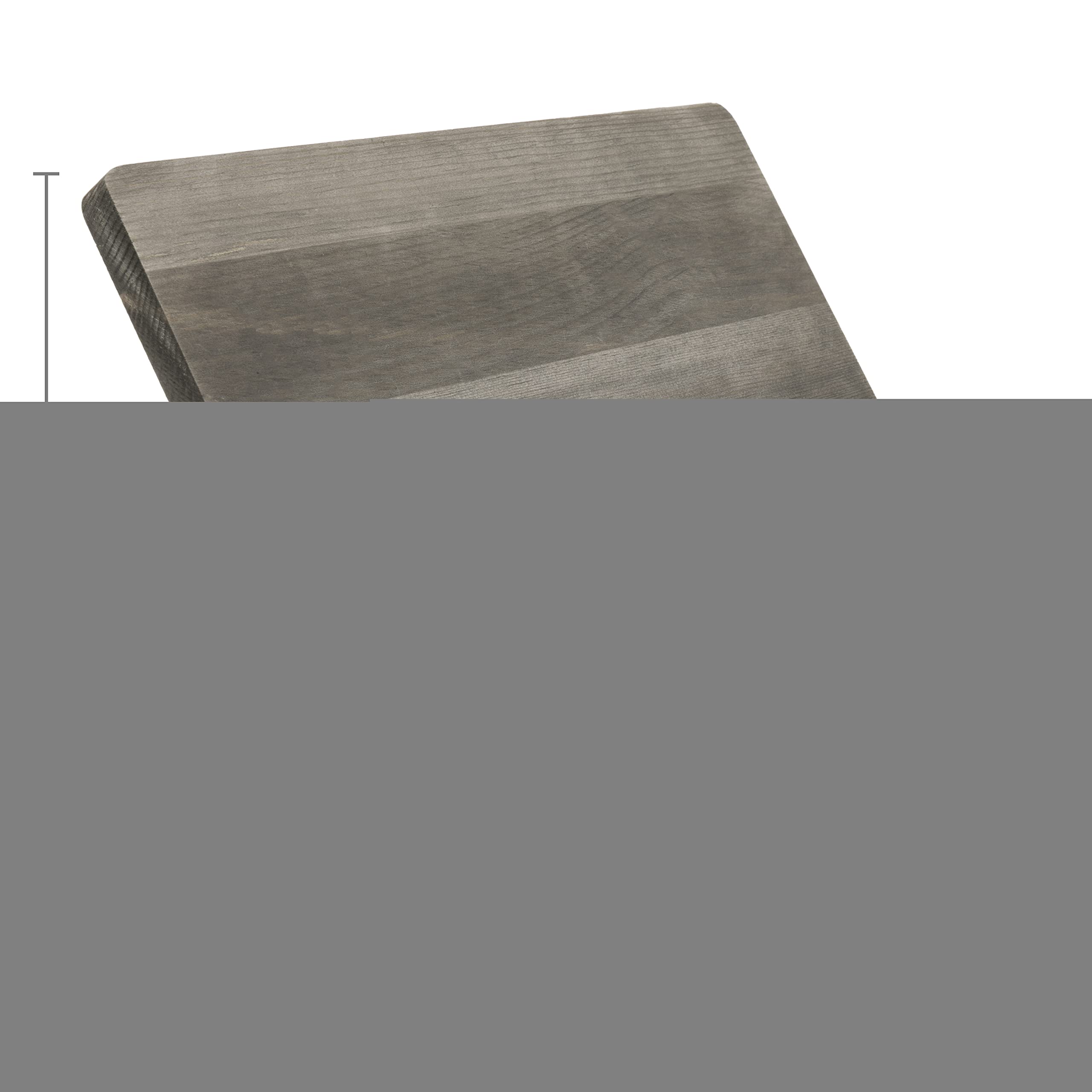 MyGift Vintage Gray Wood Folding Cookbook Stand - Reading Book Recipe Binder Tablet Laptop Holder
