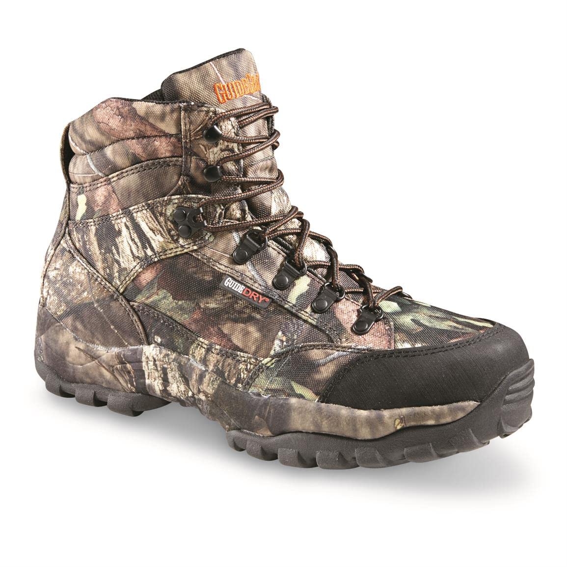 Guide Gear Men's Guidelight II 6" Uninsulated Waterproof Hunting Boots, Mossy Oak Break-Up Country, 10D (Medium)
