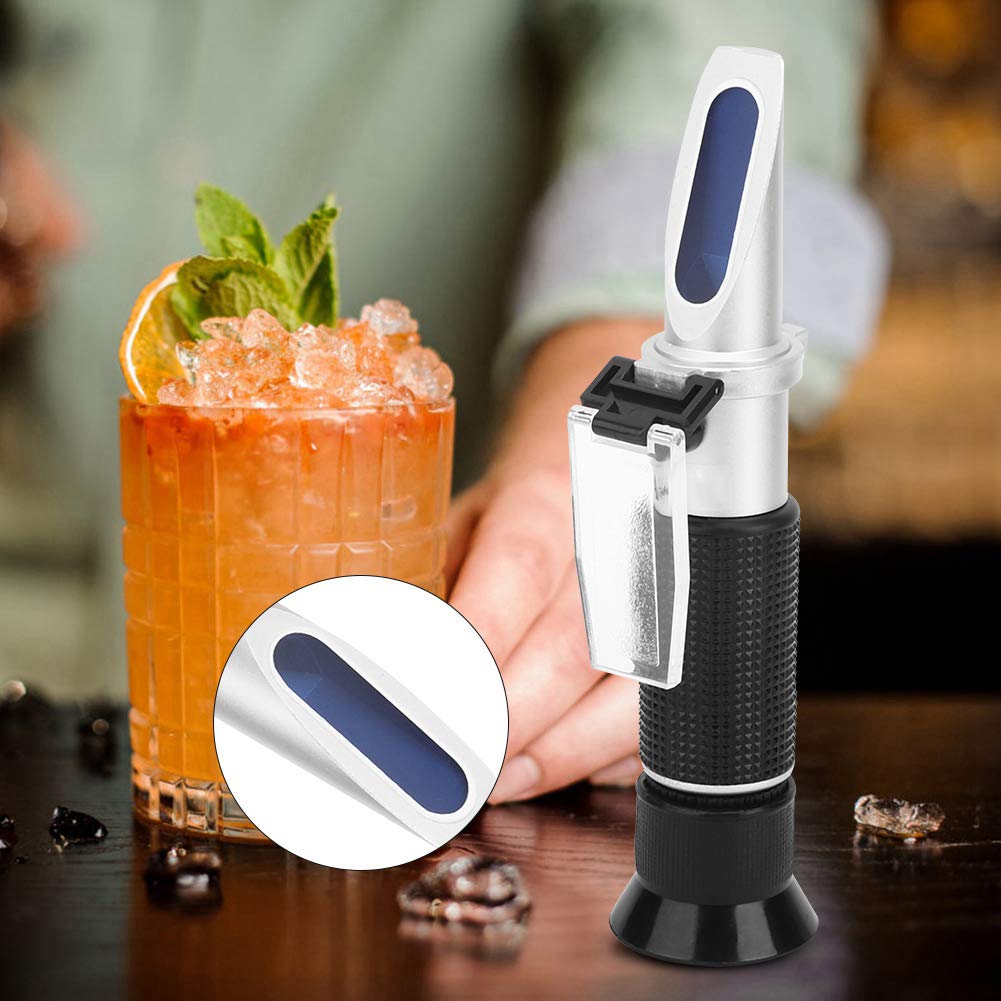 Refractometer,Sugar Test Meter 0-20% with Accurant Index for Automatic Temperature Compensation
