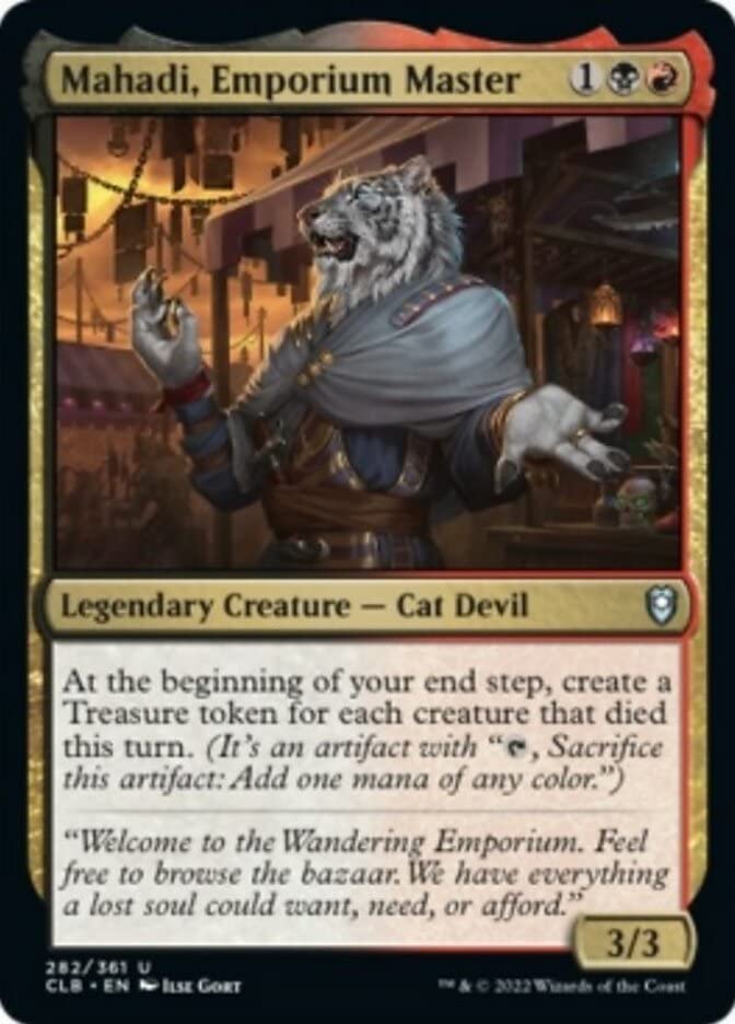 Magic: the Gathering - Mahadi, Emporium Master (282) - Battle for Baldur's Gate