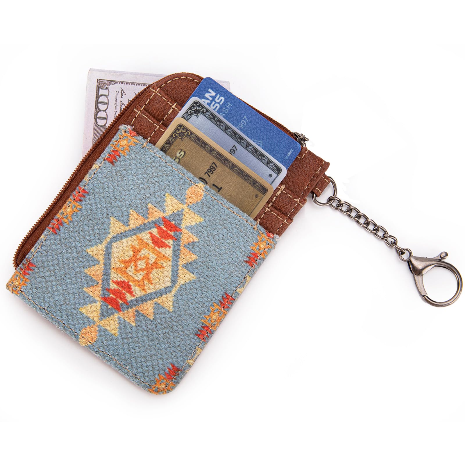 Montana West Wrangler Wallets for Women Boho Aztec Card Holder