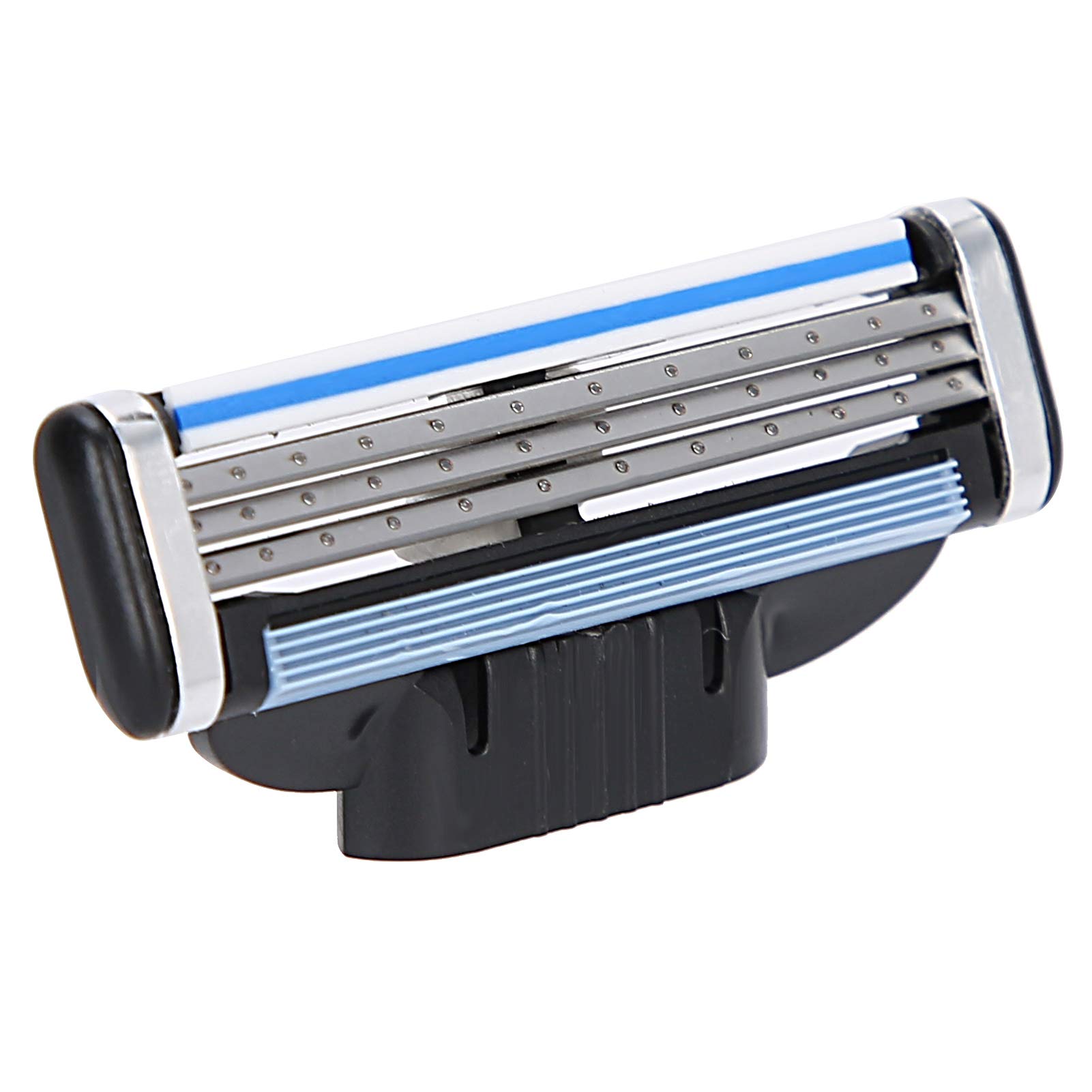 Razor Blades, 16pcs Mens Razor Blade Refills Fit Mach 3, Manual Blade Professional Barber Beard Blades Men Shaver Blade, Manual Razor Blade for More Comfortable Shave