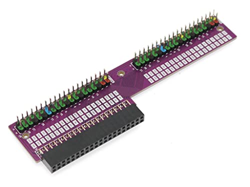 Raspberry Pi 400 GPIO Header Expansion Adapter, with Color-Coded Header,Easy Connect to Your Pi400-Purple