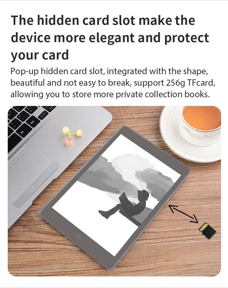 MEEBOOK P78 Pro e-Book Reader, 2022 New 7.8" Eink Carta Touchscreen,Support Handwriting, Built-in Cold/Warm Light/Audible &Out Speaker, Android 11, Support Google Play Store,OTG/USB C,3GB+32GB