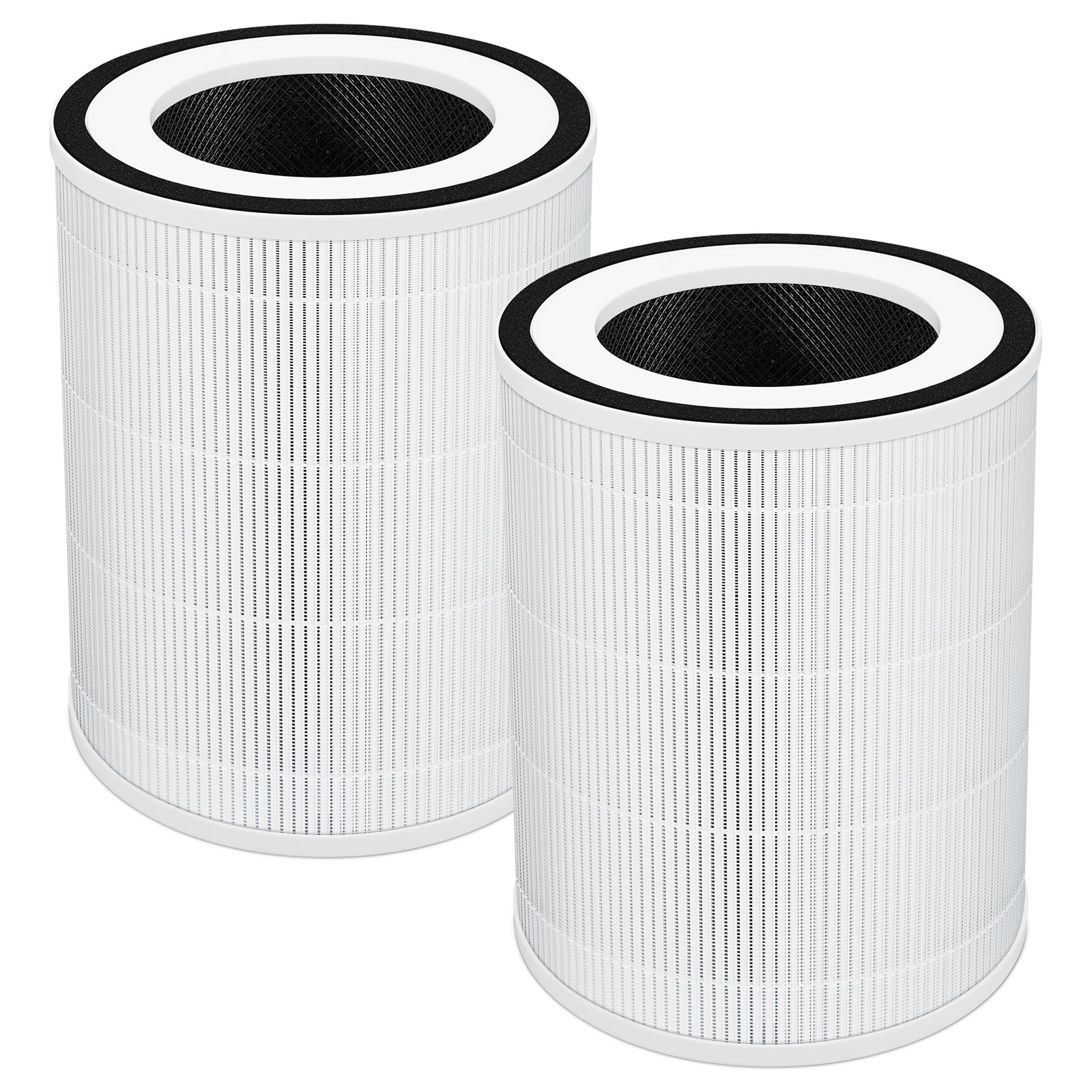 Sinnya True HEPA Kilo Filter Replacement for Afloia Kilo, KILOPLUS, KILOPRO, MIRO, MIRO PRO and MORENTO MR-Kilo, Kalo, 360° 3-Stage Filtration, 2 Pack