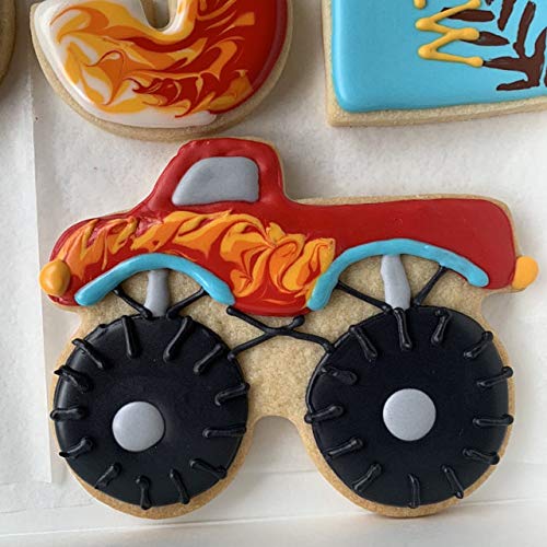 Monster Truck 5 Inch Cookie Cutter from The Cookie Cutter Shop – Tin Plated Steel Cookie Cutter