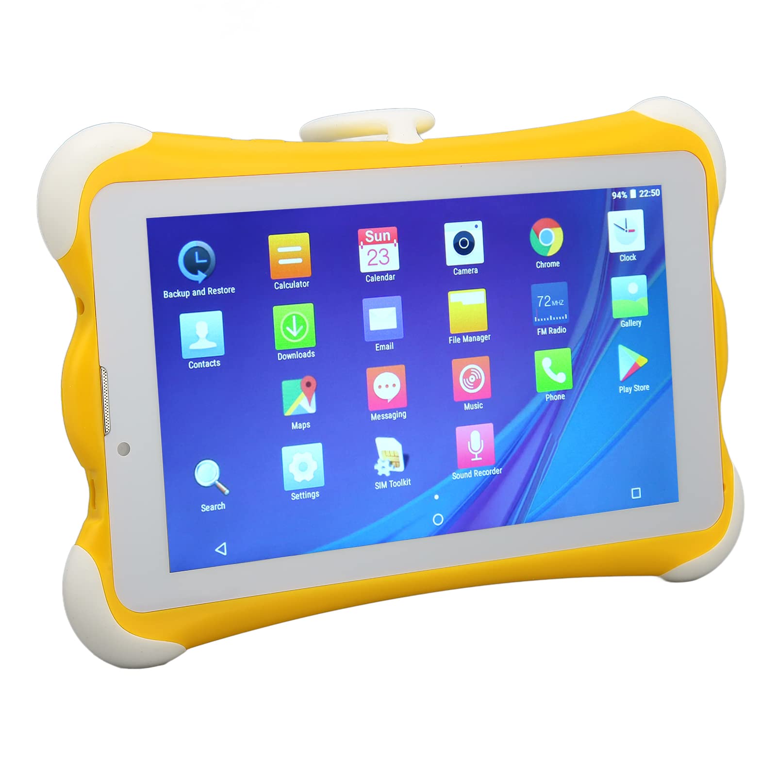Naroote Kids Tablet, Eye Protection WiFi Kids Tablet 7 Inch 6000mAh Battery MTK6582 CPU Processor (US Plug)