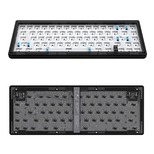 REHOC GAS67 Customized Mechanical Keyboard Kit Hot Swap Axis Wired Gasket Structure RGB Backlight Gaming Keyboard Black