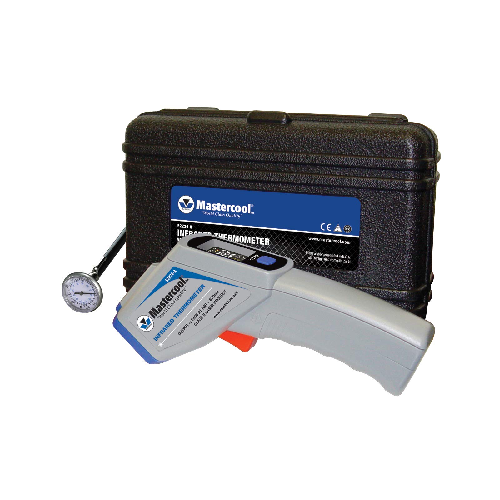 Mastercool (52224-A-SP Gray Infrared Thermometer with Laser