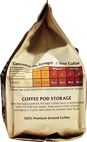 Melitta Coffee Pods, Dark Roast, 18 Count (Pack of 6) 108 Total Pods