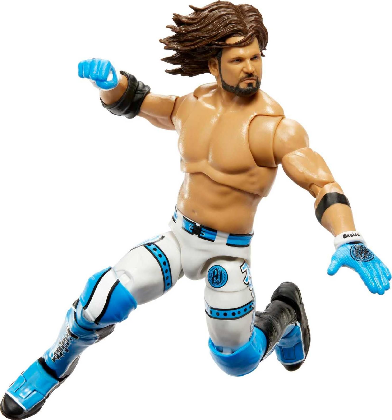 Mattel WWE AJ Styles Ultimate Edition Action Figure with Interchangeable Accessories, Articulation & Life-Like Detail, 6-inch