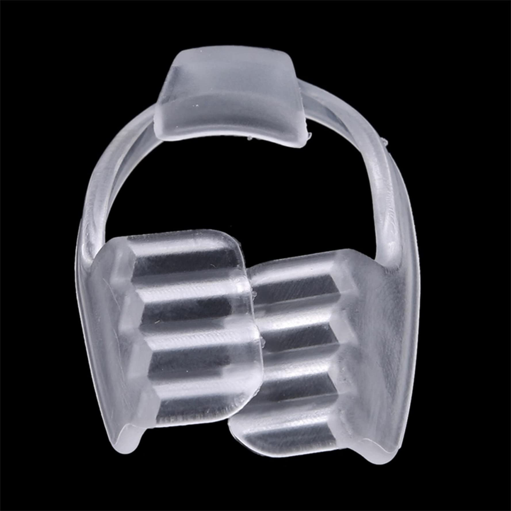 NAGAD Guard for Teeth Clenching Nighttime Mouth Guard Sleep Teeth Guards for Upper and Lower Jaw Transparent Dental Guards, White, 1.77*1.38 Inch, 1.0 Count