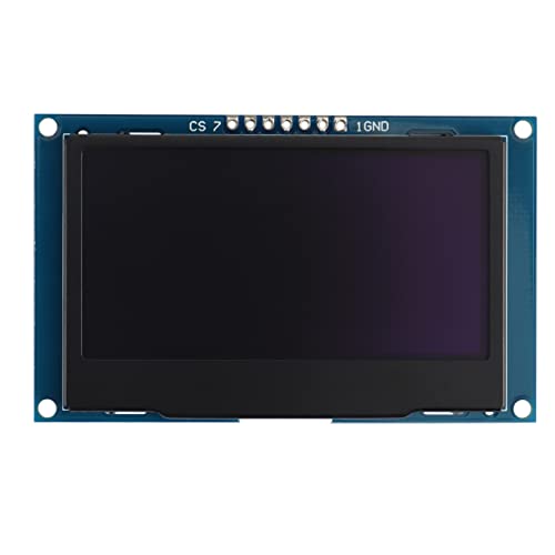 QONIA 2.42 Inch 12864 128x64 OLED Display Module IIC I2C SPI Serial LCD Screen for C51 STM32 SSD1309 (White Font)