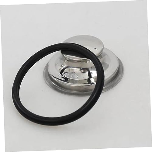 Zerodeko 6 Pcs Bathtub Drain Plug Bathtub Stopper Tub Drain Stopper Bath Tub Plug Garbage Disposal Plug Sink Stopper Kitchen Sink Plug Sealing Water Cover Stainless Steel