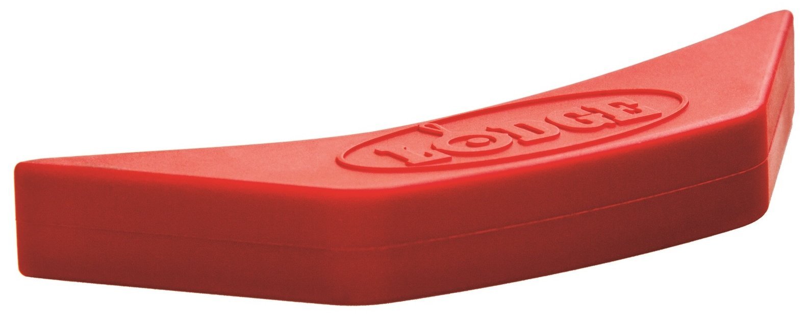 Lodge Cast Iron Skillet with Red Silicone Hot Handle Holder, 10.25-inch & ASAHH41 Silicone Assist Handle Holder, Red, 5.5" x 2"