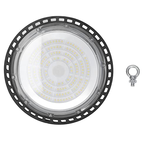 Oumefar LED High Bay Light 100W, UFO High Bay Light High Brightness 3030 Chip AC 85β265V Waterproof for Commercial Warehouse Lighting Lightfixture