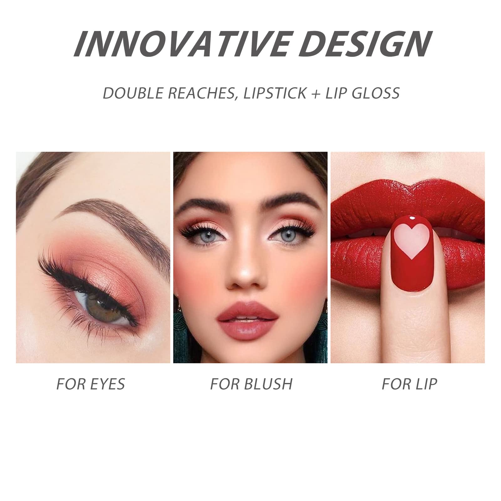 KUAILEGO ROSE GOLD 2 In 1 Matte Lipstick & Liquid Lipstick, Matte Finish, Nude, Full Color Lipstick, Long Lasting Waterproof Velvet Lip Gloss (04)