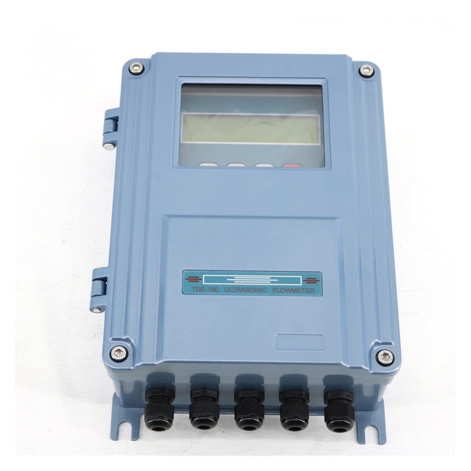 QYTEC Hose Timer TDS-100F Water Flowmeter with M2 (DN50~DN700mm, 0-160℃) Transducer Sensor Handheld Digital Liquid Ultrasonic Flow Meter Water Timer