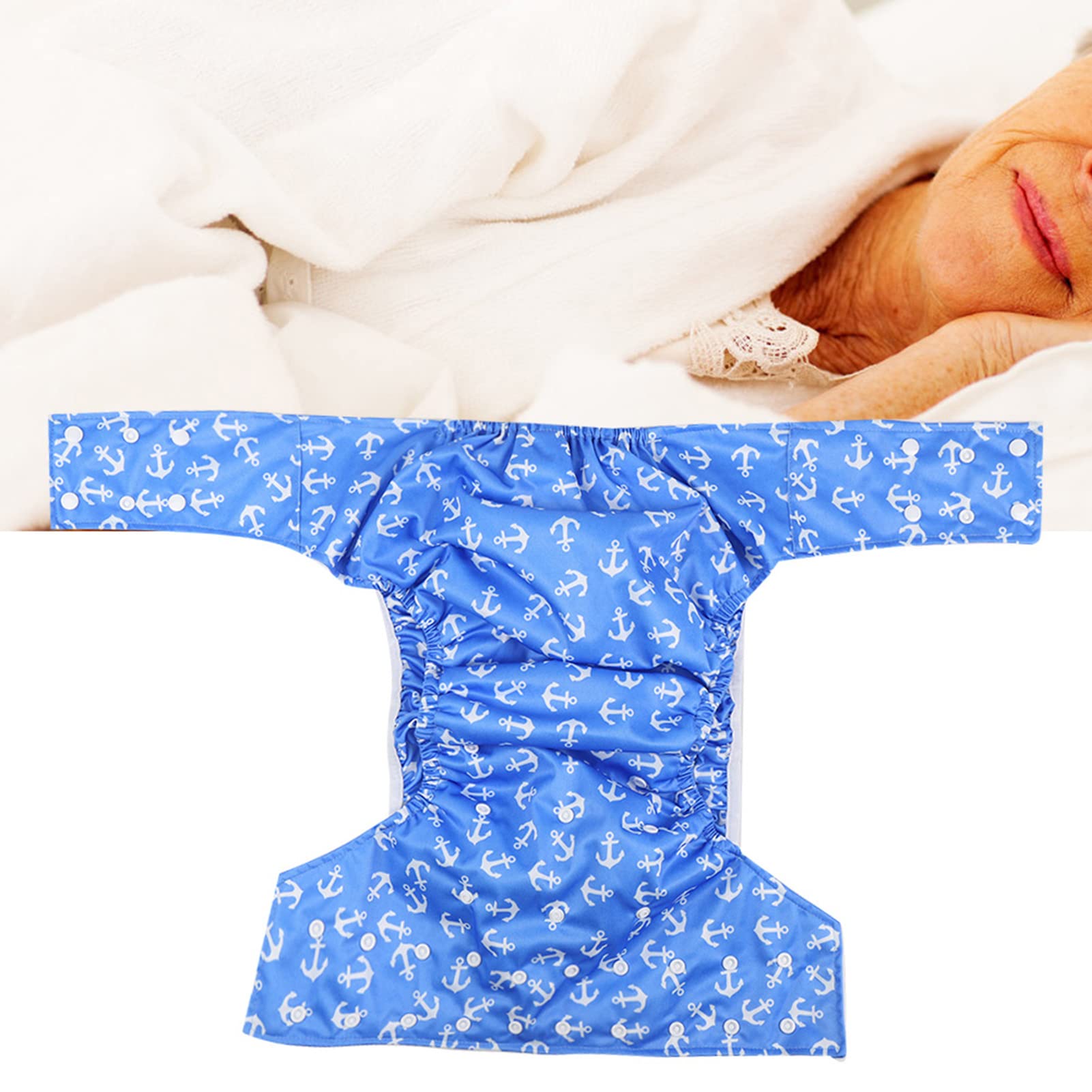 Reusable Adult Diaper, Adult Diapers Men Cloth Diaper Reusable Washable Adjustable Large Diaper Adjustable Diaper Cloth(Z7)