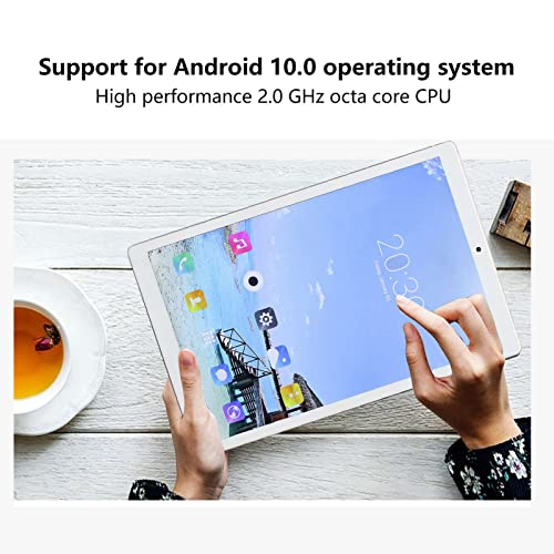 Naroote 10in Tablet, 2GB RAM 32GB ROM Dual Speakers Tablet PC for Elderly (US Plug)