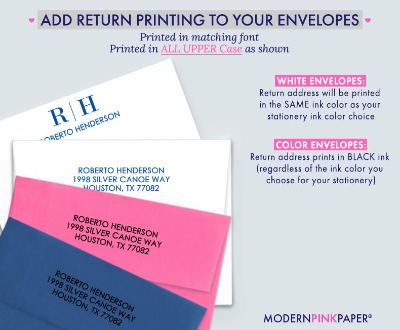 Personalized Two Letter Stationary Monogram Stationary Set FLAT NOTE CARDS, Personalized Monogram Stationery Set, Your Choice of Colors and Quantity