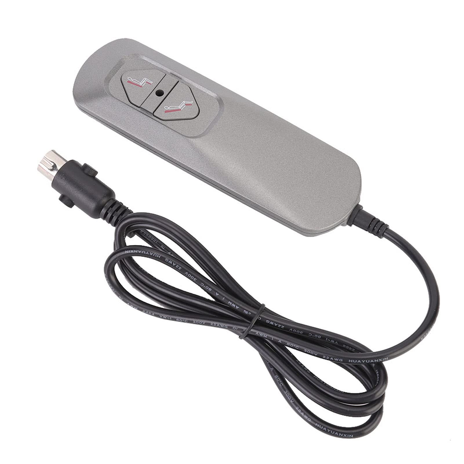 Lazmin112 2 Buttons Electric Sofa Controller, Lift Chair Electric Remote Control, 5V 1.8m Power Recliner Replacement Controller, for Lift Chair and Electric Sofa
