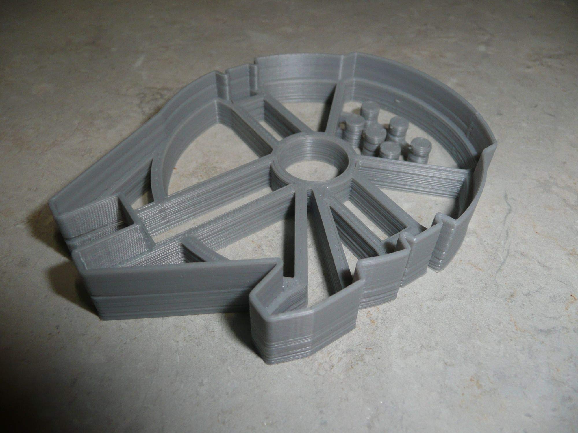 MILLENNIUM FALCON STARSHIP STAR WARS COOKIE CUTTER MADE IN USA PR2298
