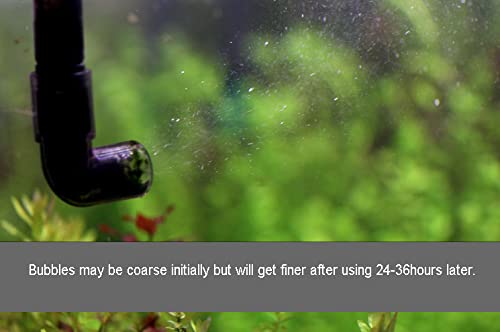 QANVEE Inline CO2 Atomizer Diffuser Aquarium Planted Tanks Aquascape (M2 (16/22MM))