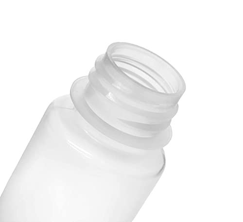 United Scientific⢠BNM090-PK6 Leakproof 3oz (90mL) Travel Bottle | HDPE bottle with lined Polypropylene lid | TSA Approved | Pack of 6 Bottles