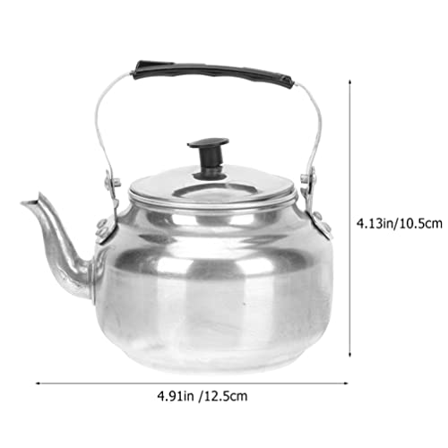 Stovetop Tea Kettle Tea Pot Stainless Steel Tea Kettle Hot Water Teapots with Infuser Coffee Tea Kettle Water Boiler 1.2l for Home Restaurant