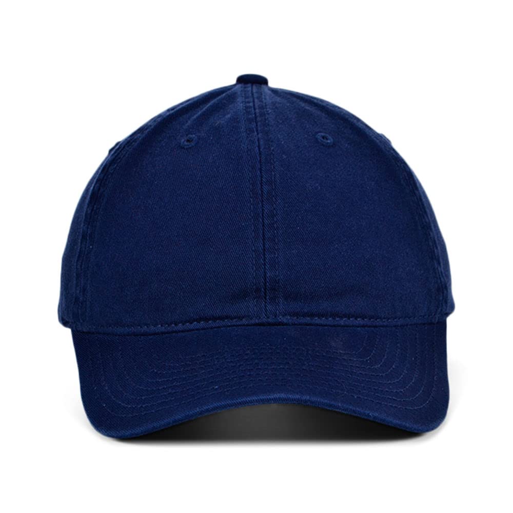Mitchell & Ness Blank Basic Classic Adjustable Strapback Cap, Navy