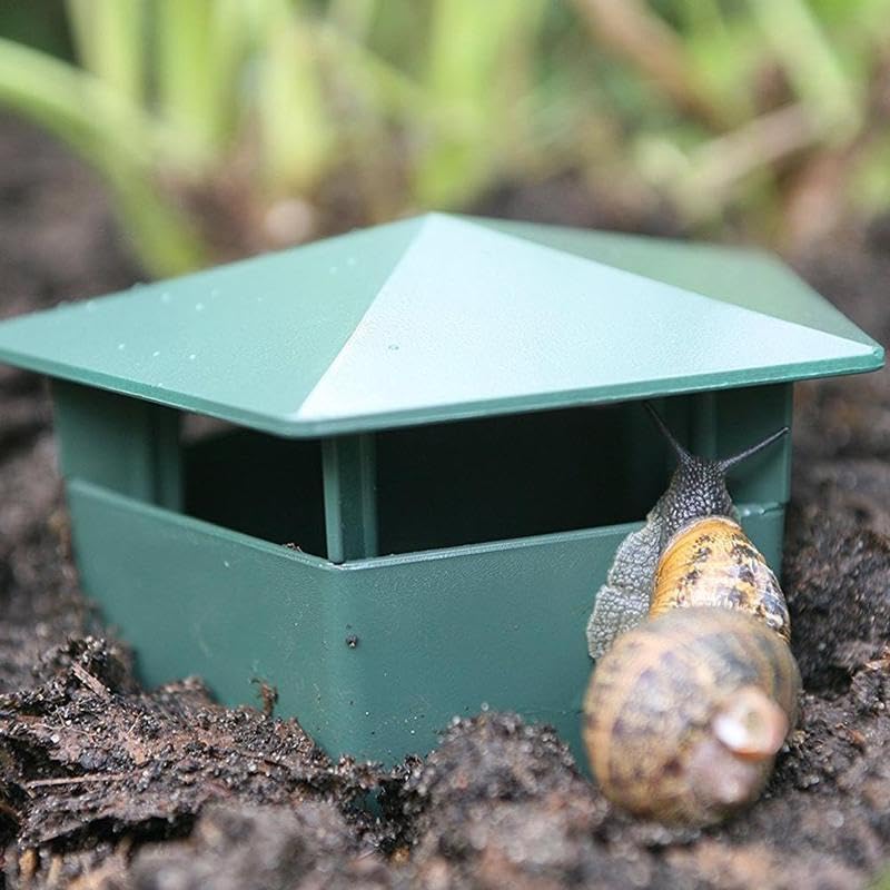 Slug Plastic Box,Slug ππ«ππ©π¬ for Garden, Beer Slug & Snail ππ«ππ©π¬ Friendly to Catch Snails πππππ‘ππ«,Reusable Plastic Slug Beer ππ«ππ©π¬ for Garden,Snail ππ«ππ©π©ππ« Slug House 8pcs