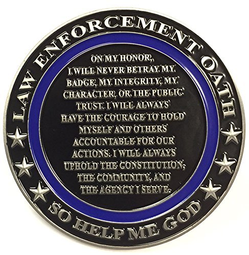 Police Challenge Coin - One Ass to Risk Police Academy Graduation or Retirement Gifts
