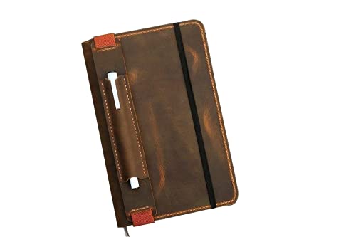Personalized Leather cover for Leuchtturm 1917 Medium A5 Notebook/Minimalist leather journal cover for Leuchtturm1917 JOTTBOOK A5 - LA505S