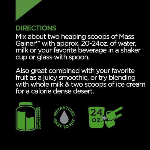 Rule 1 R1 Mass Gainer, Strawberries & Creme - 5.71 Pounds - 40g of All-Whey Protein with 6:1 Carb-to-Protein Ratio - 8 Servings