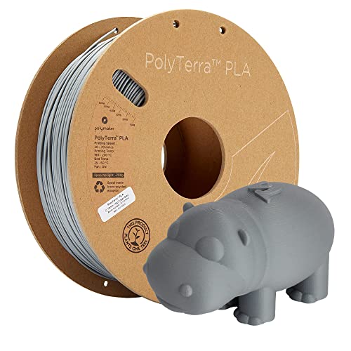 Polymaker Matte PLA Filament 1.75mm PLA Bundle of 2, 1kg Carton Spool PLA Filament 1.75 - PolyTerra PLA 3D Printer Filament Bundle, Print with Most 3D Printers Using 3D Filament, 2 Colors
