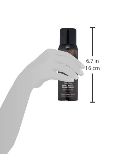 Keratherapy Keratin Infused Perfect Match Gray Root Concealer Spray, Dark Brown, 3 oz, 118 ml - Root Cover Up Spray to Hide Gray Roots - Keratin Therapy Hair Darkening & Temporary Scalp Concealer