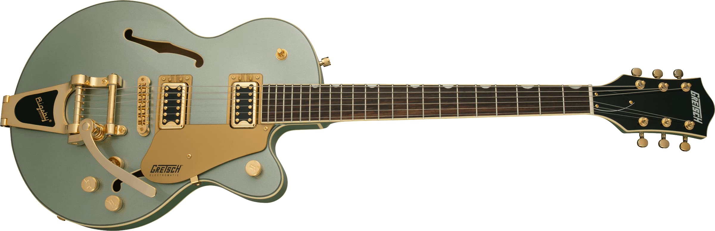 Gretsch G5655TG Electromatic Center Block Jr. Single-Cut Aspen Green w/Bigsby & Gold Hardware