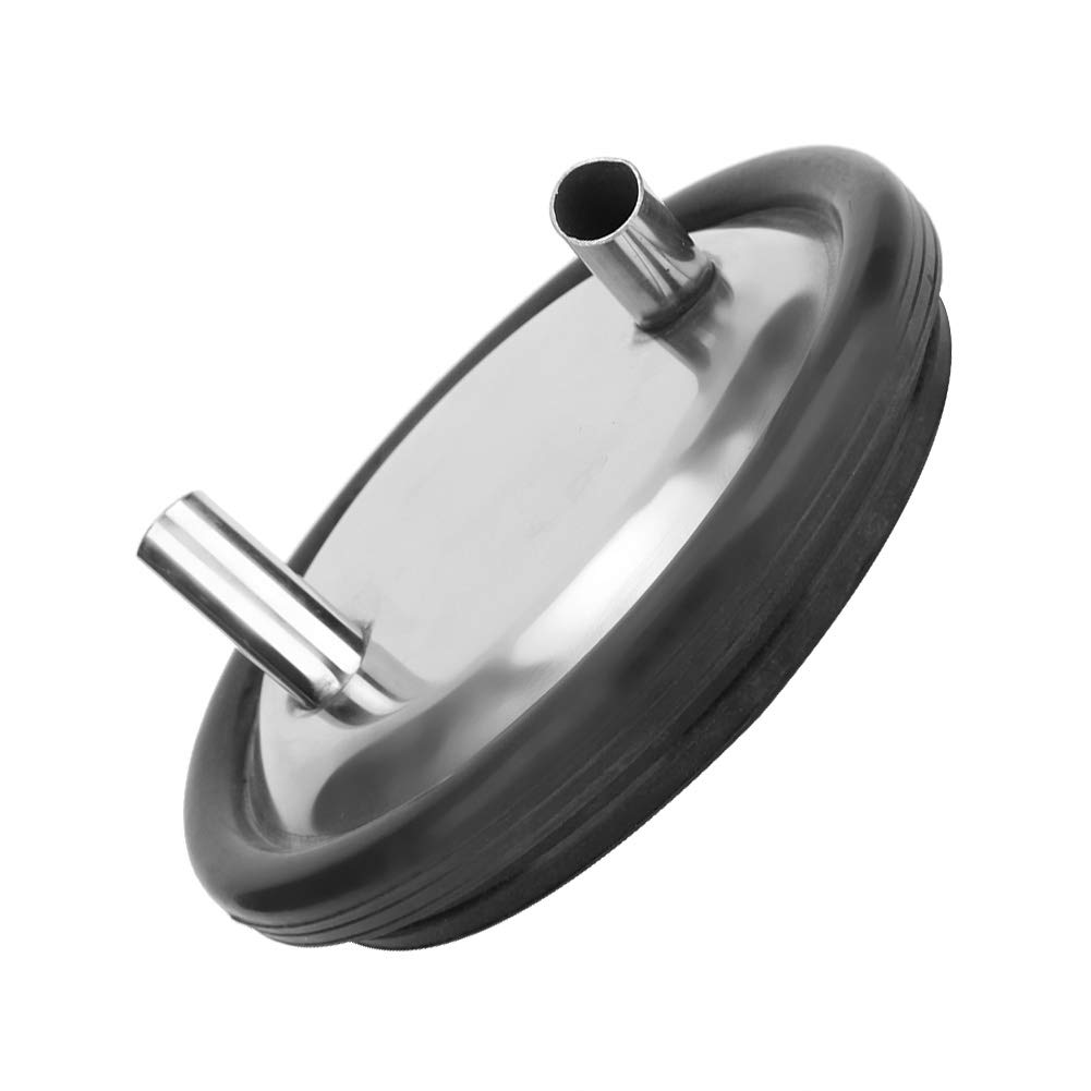 Milk Bucket Lid - Stainless Steel Milk Bucket Lid And Gasket For Milking Machine Two Open Lid