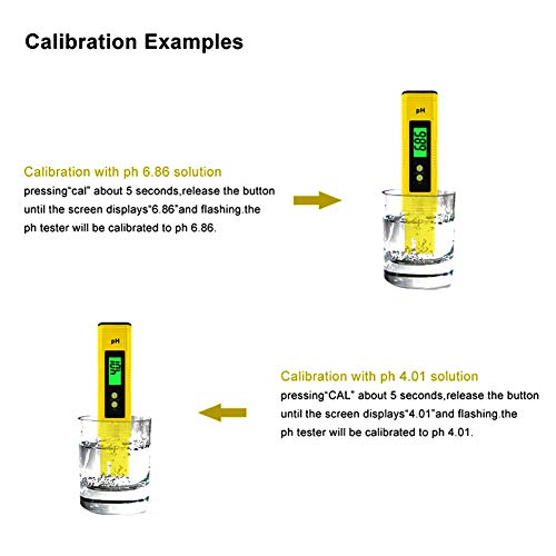 Ph Pen, PH Meter 0.01 Water Quality Tester with 0-14 PH Measurement Range for Household Drinking, Pool and Aquarium Water