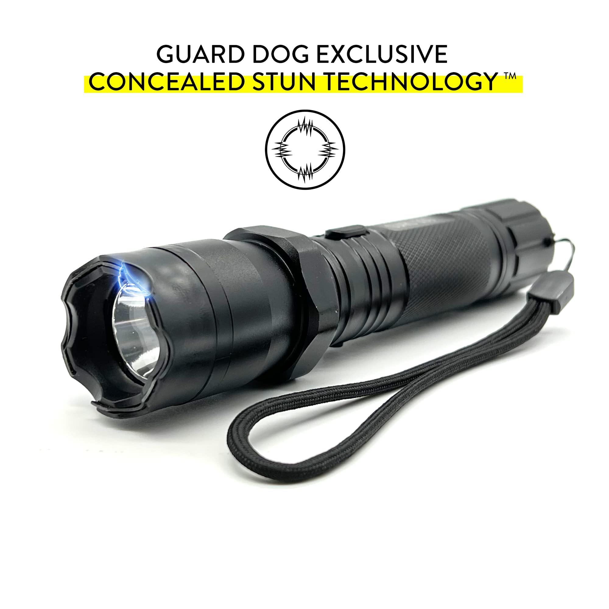 Guard Dog Diablo Stun Gun β Tactical Stun Gun with LED Flashlight β Police Strength Stun Gun with Concealed Technology β Free Holster - Rechargeable Battery