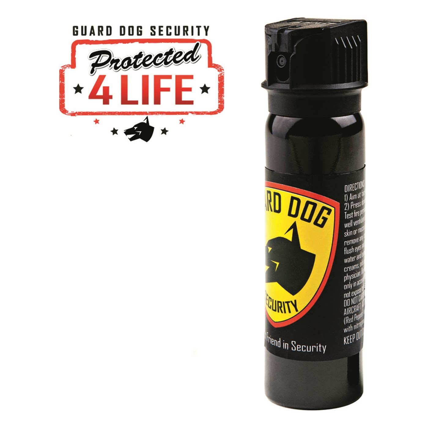 Guard Dog Flip Top Pepper Spray, 3 Pack of 4 oz. Canisters