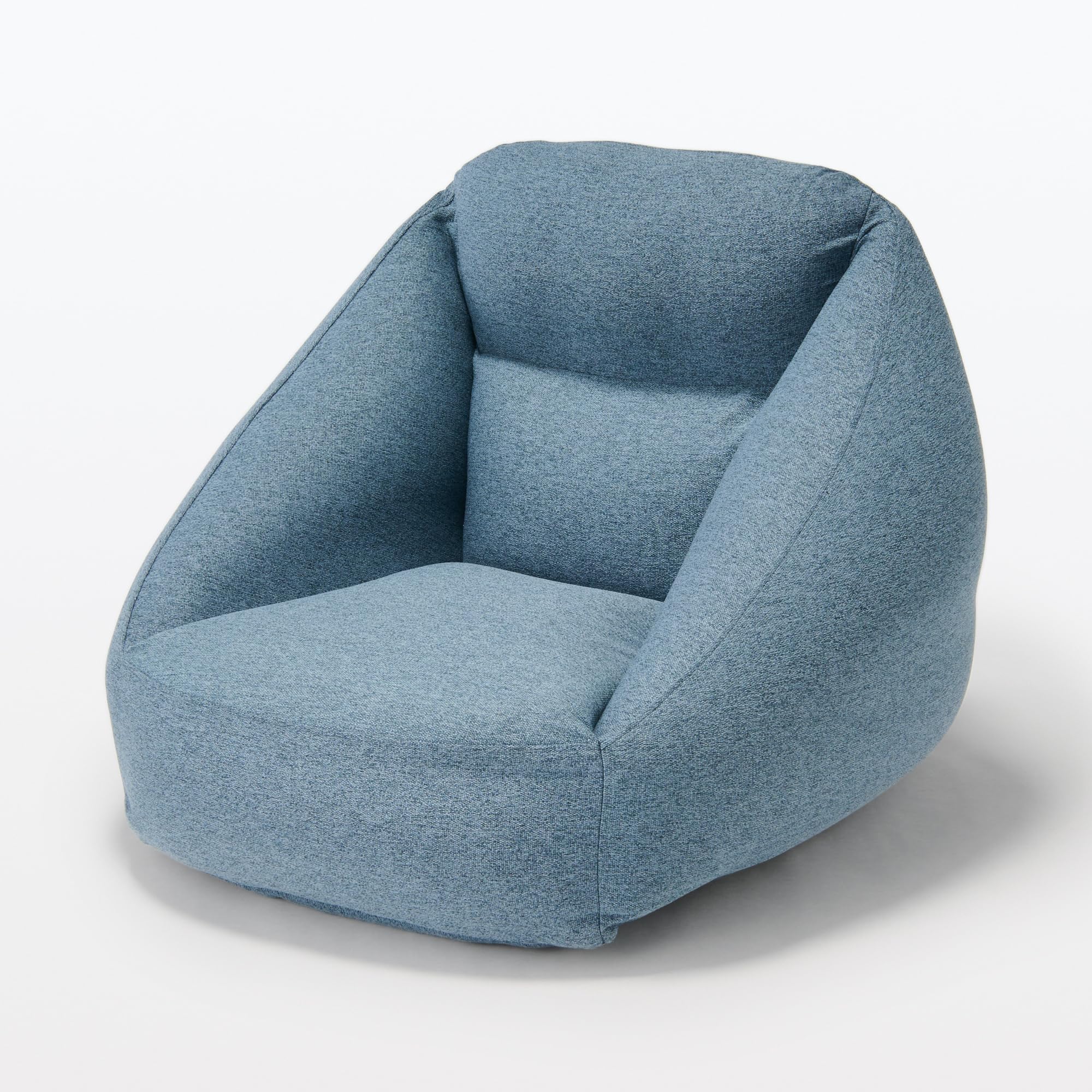 無印良品 Muji 84298172 Air Sofa Navy, Width 37.4 x Depth 37.4 x Height 28.5 inches (95 x 95 x 72.5 cm), Polyester