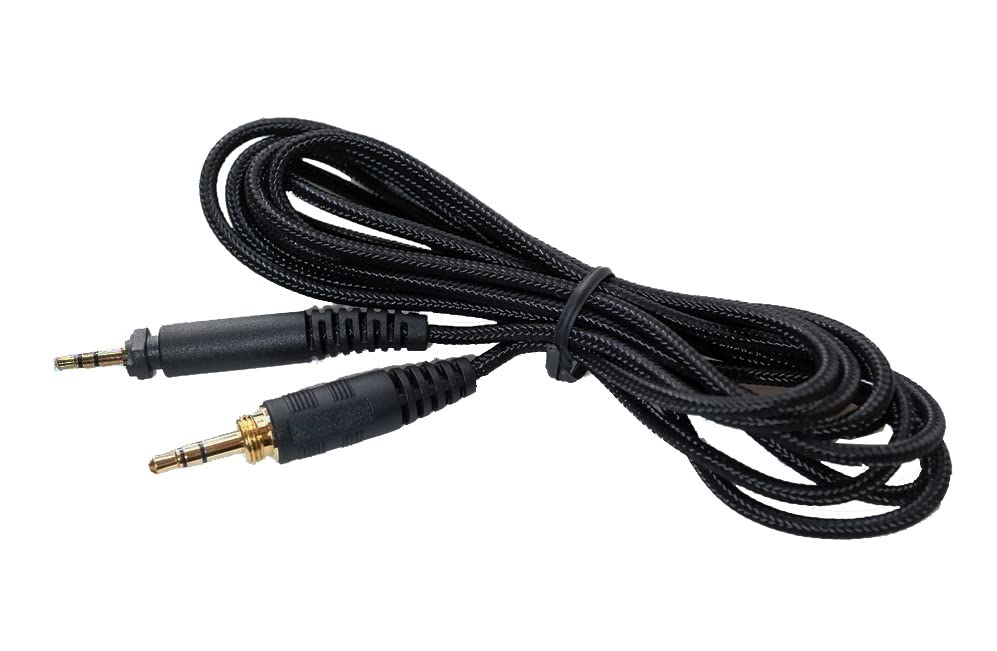 V-MOTA Replacement Stereo Audio Aux Cable with 6.35mm Adapter Extension Cord for Philips SHP9000 SHP8900 Professional Studio Monitoring Reference DJ Headphones,6.2 Foot