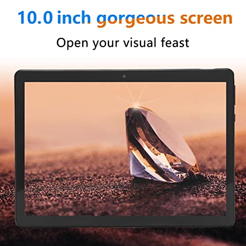 Qinlorgo HD Display Tablet, 10 Inch Dual SIM Tablet, 3GB RAM, 32GB ROM, Dual Speakers for Work (US Plug) (RTLRigrek0xawu-13)