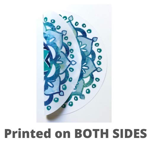 Glass Door Stickers Decals β 2 Per Pack - Printed on Both Sides - Windows, Doors, Patio, Sliding, & Shower, Removable and Repositionable. Dogs, Cats, Pets, Kids, Guests, Elderly, Bird Alert