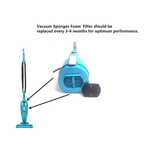 Vacuum Sponges Filter Replacement for Bissell 3-in-1 Stick Lightweight Bagless Cleaner, Fits Model 2030,2033,2033M,20336,20334(4-Pack)