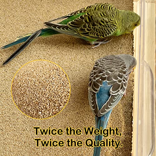 S&X Gravel Paper for Bird Cage 12-Pack 16β x 10β Gravel Liner Paper Sand Sheets Bird Cage Liners