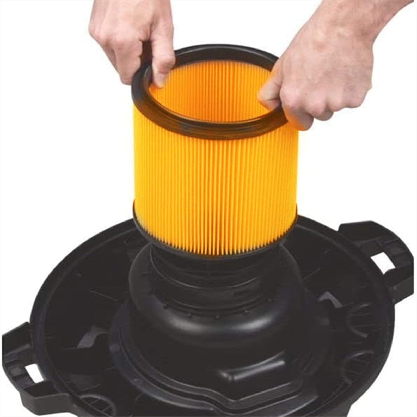 VCFS Replacement Filter Compatible with Vacmaster Standard Cartridge Filter Fits for 5 to 20 Gallon Wet Dry Vacuums (2 Packs)