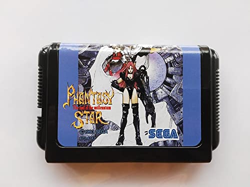 MD Game Phantasy Star 4 End Of Millenium Japan Version Chinese Language (Black)